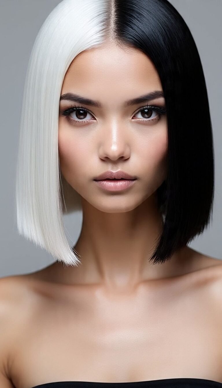 16 Split Dyed Hair Ideas for a Bold and Unique Look - Nice They