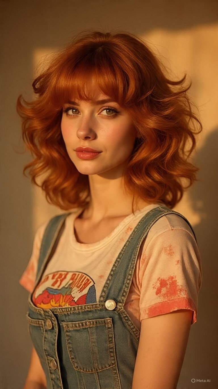 18 Wavy Hair with Bangs: Effortless Styles to Try This Year - Nice They