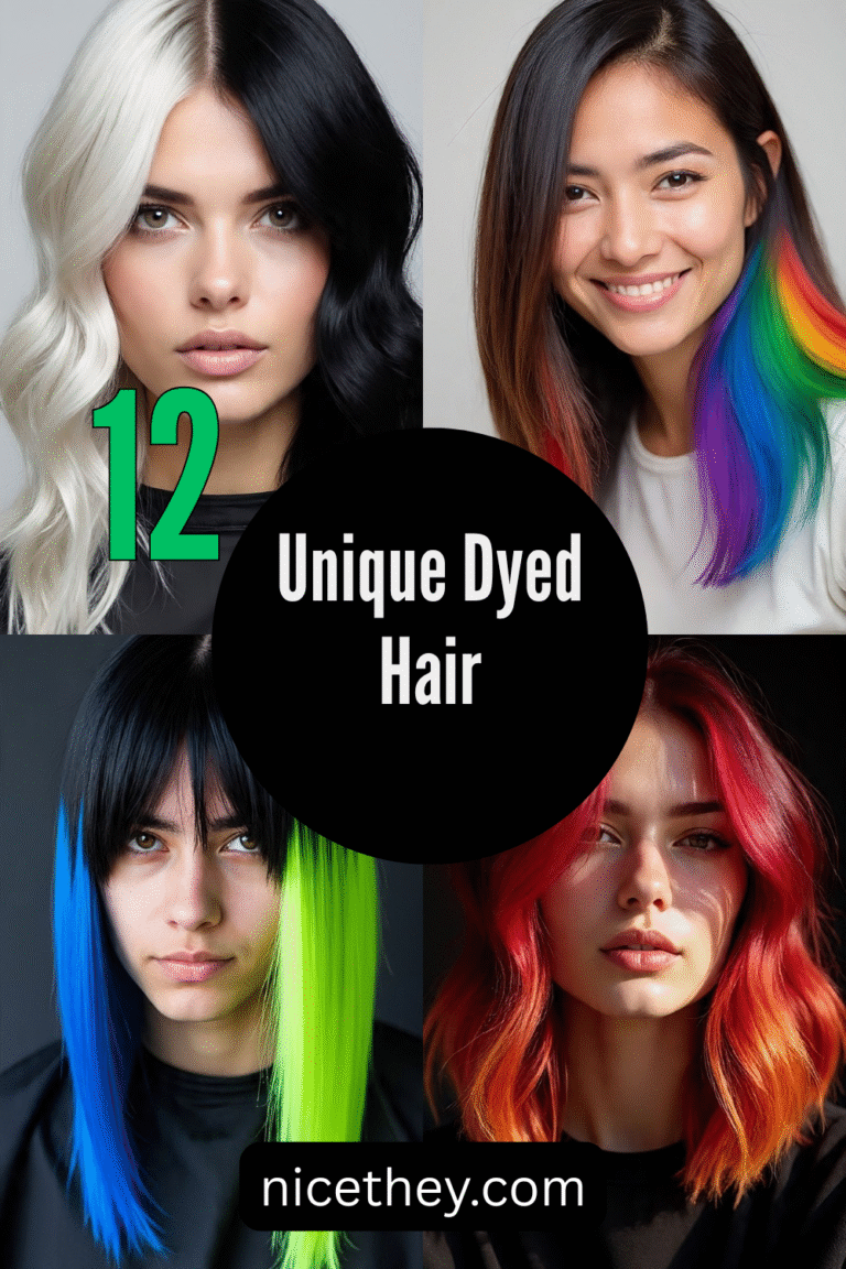 12 Unique Dyed Hair Ideas to Transform Your Look - Nice They