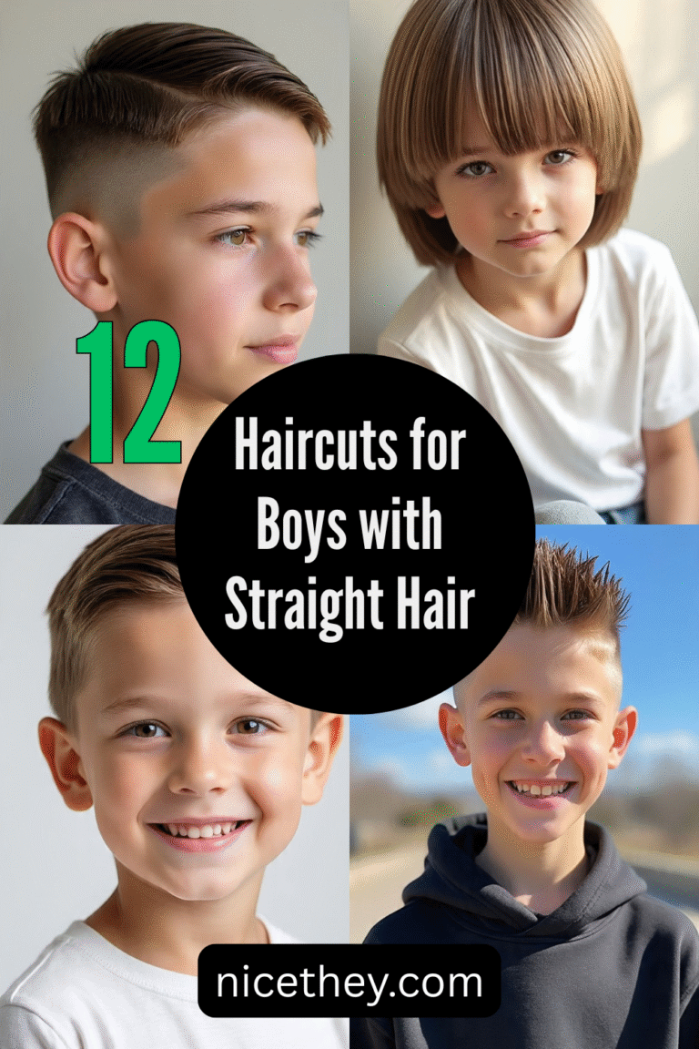 12 Haircuts for Boys with Straight Hair - Nice They