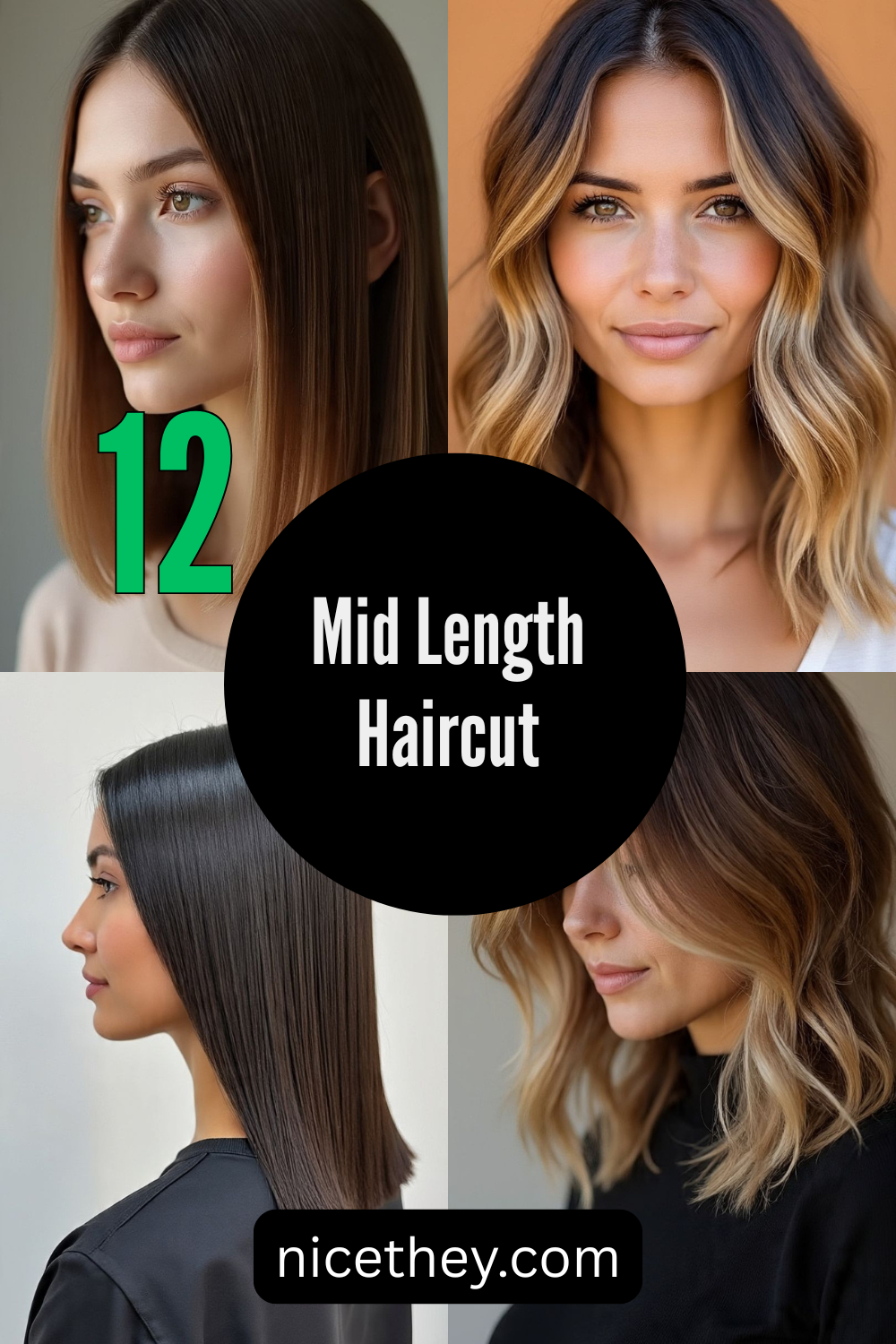 12 Mid Length Haircut Ideas That Will Elevate Your Style - Nice They