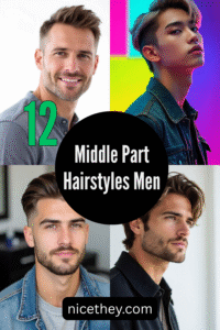12 Middle Part Hairstyles Men Can Try for a Stylish Look - Nice They