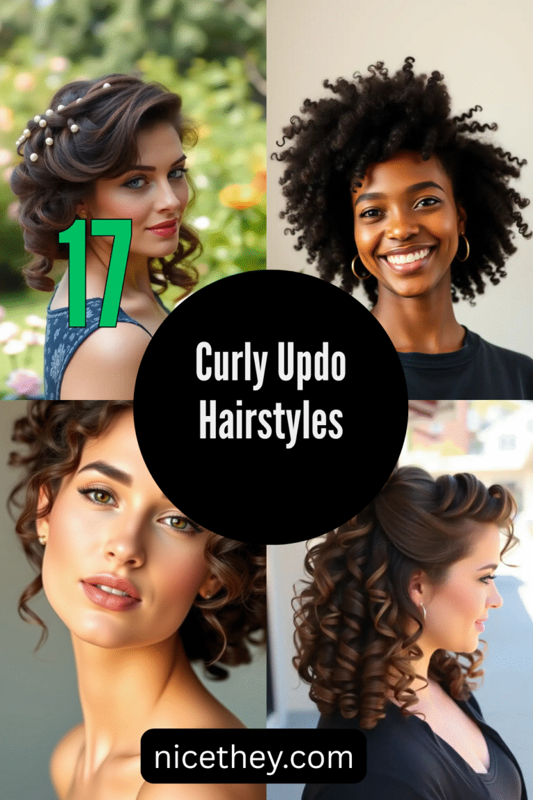 17 Curly Updo Hairstyles to Elevate Your Look - Nice They