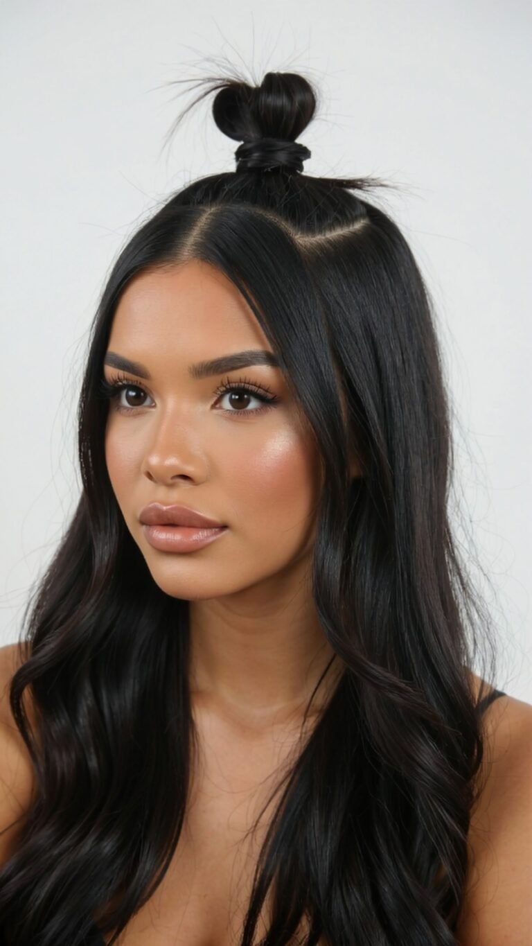 18 Half Down Half Up Hairstyles (Stunning Styles for Every Hair Type ...